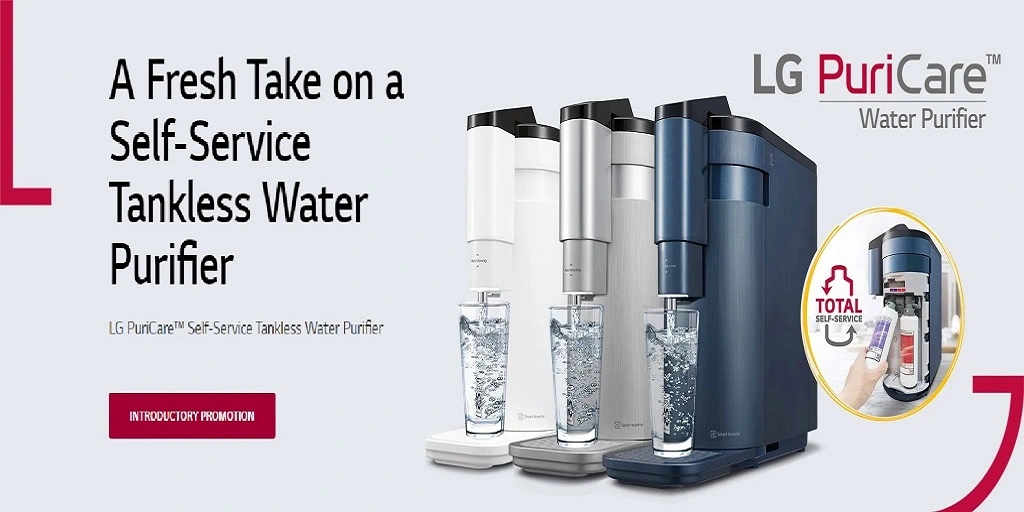 LG PuriCare Water Purifier WD516AN Navy Blue | LG PuriCare Shop